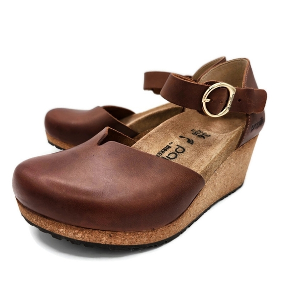 Papillio | Shoes | Papillio By Birkenstock Mary Ringbuckle Brown Oiled ...